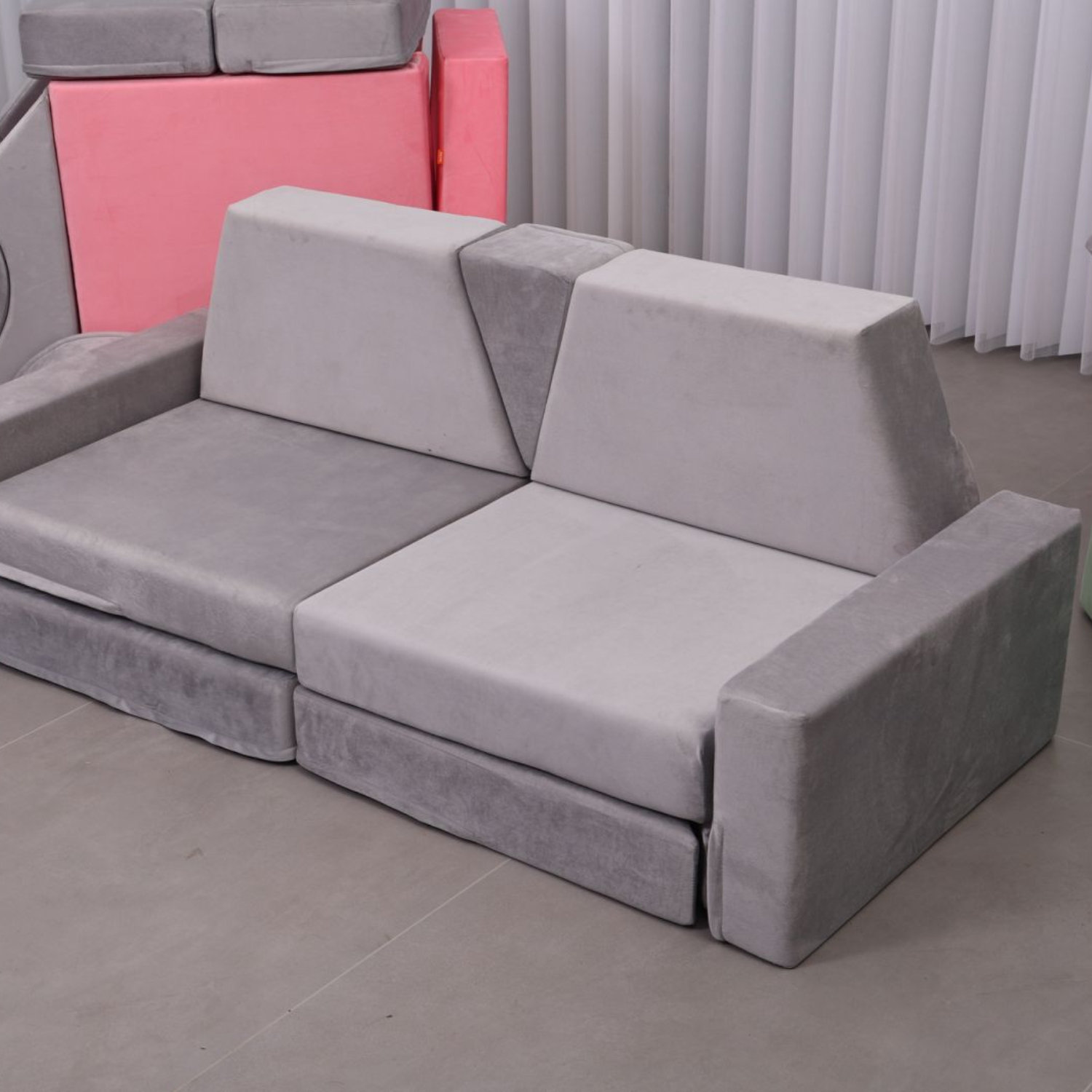 Isabelle & Max™ Nugget Couch Kids For Toddler & Children, Kids Couch ...