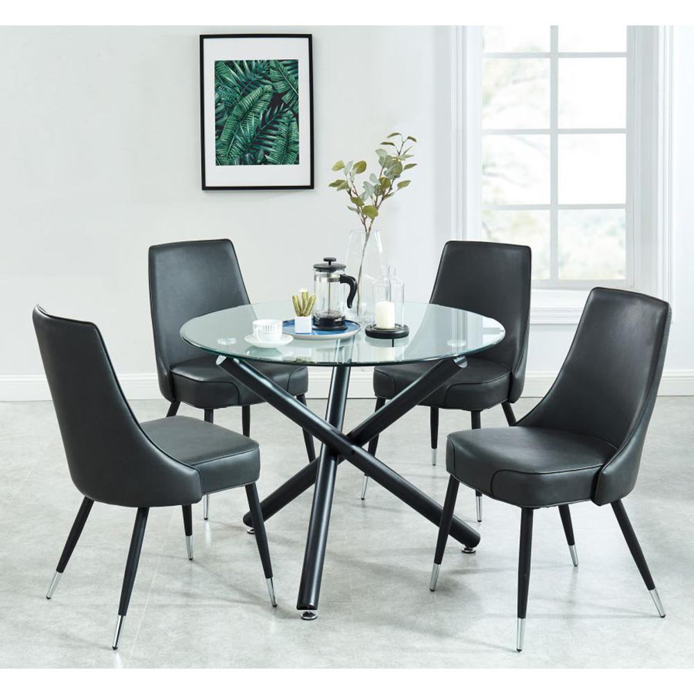 Wrought Studio™ Aizza Contemporary 5 Piece Dining Set | Wayfair