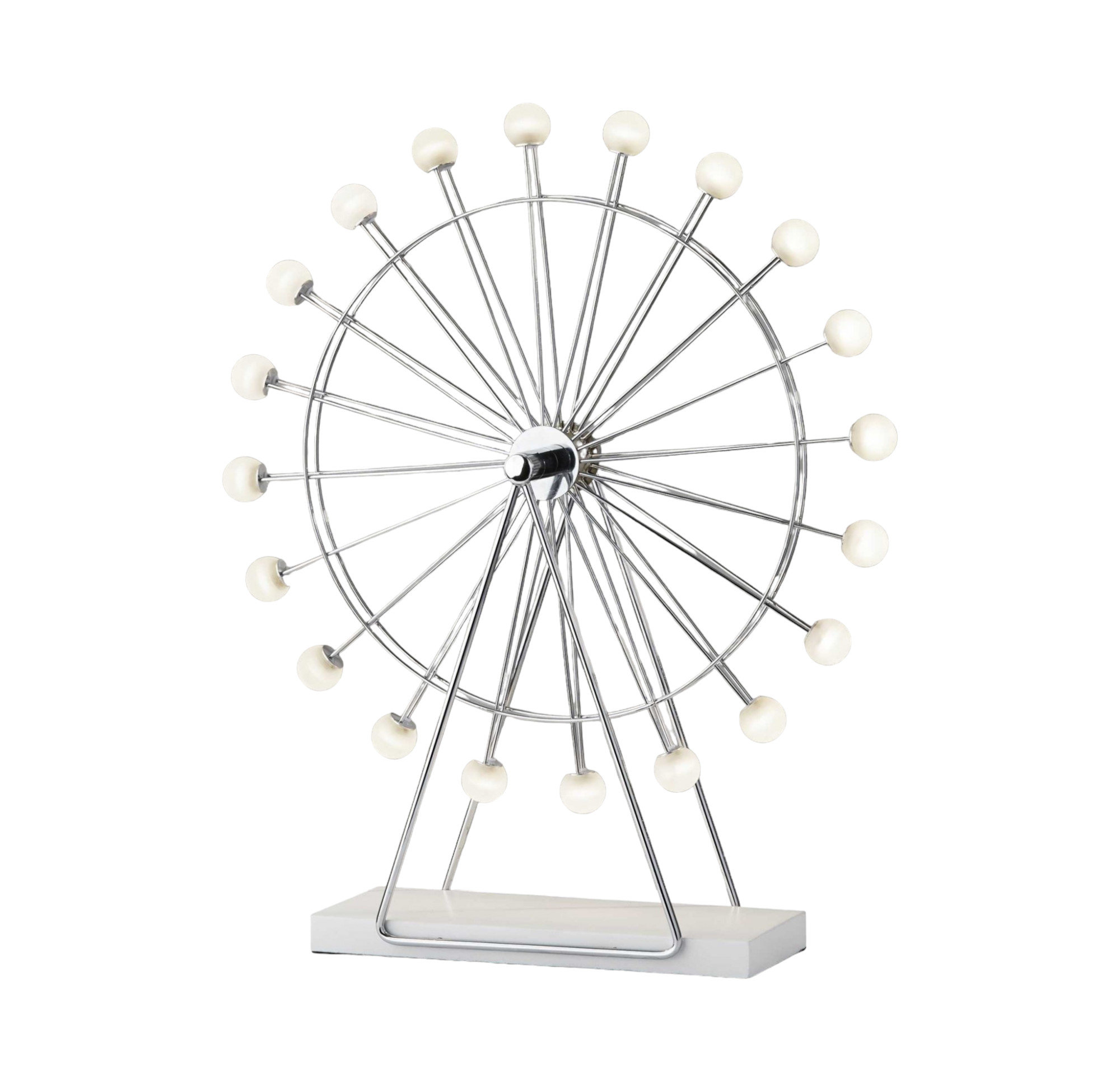Orren Ellis Zeinoun 22" Off White Metal Multi Light Bedside LED Table ...