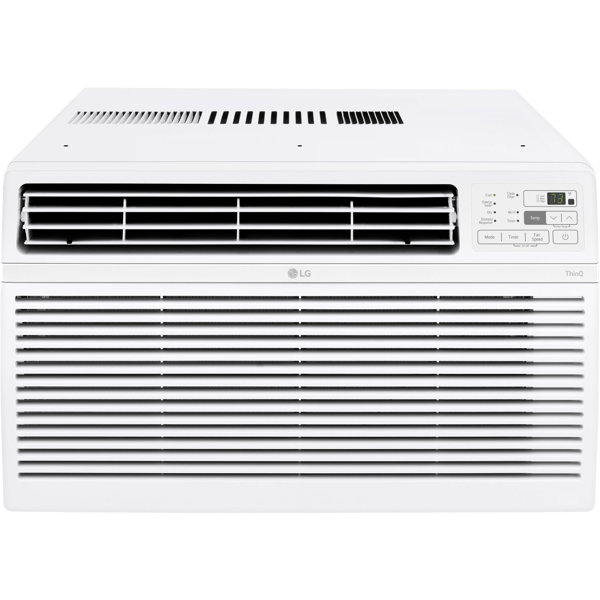 LG 12,000 BTU 115V Window-Mounted Air Conditioner with Wi-Fi Control ...