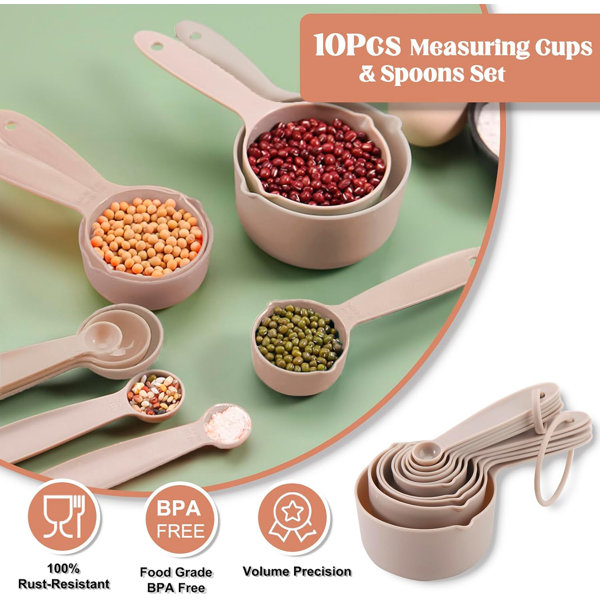 WKING 24-Piece Silicone Kitchen Utensil Set With Wood Pattern Handles ...