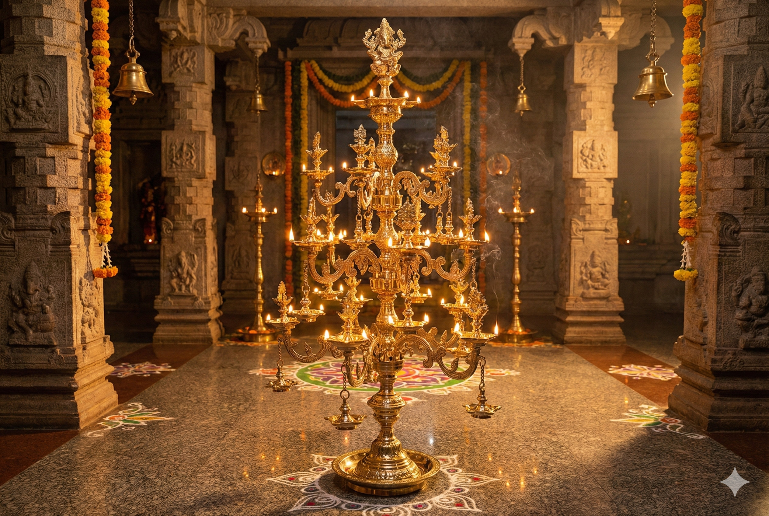 Exotic India Effulgent 57" Candelabra Floor Lamp - Wayfair Canada