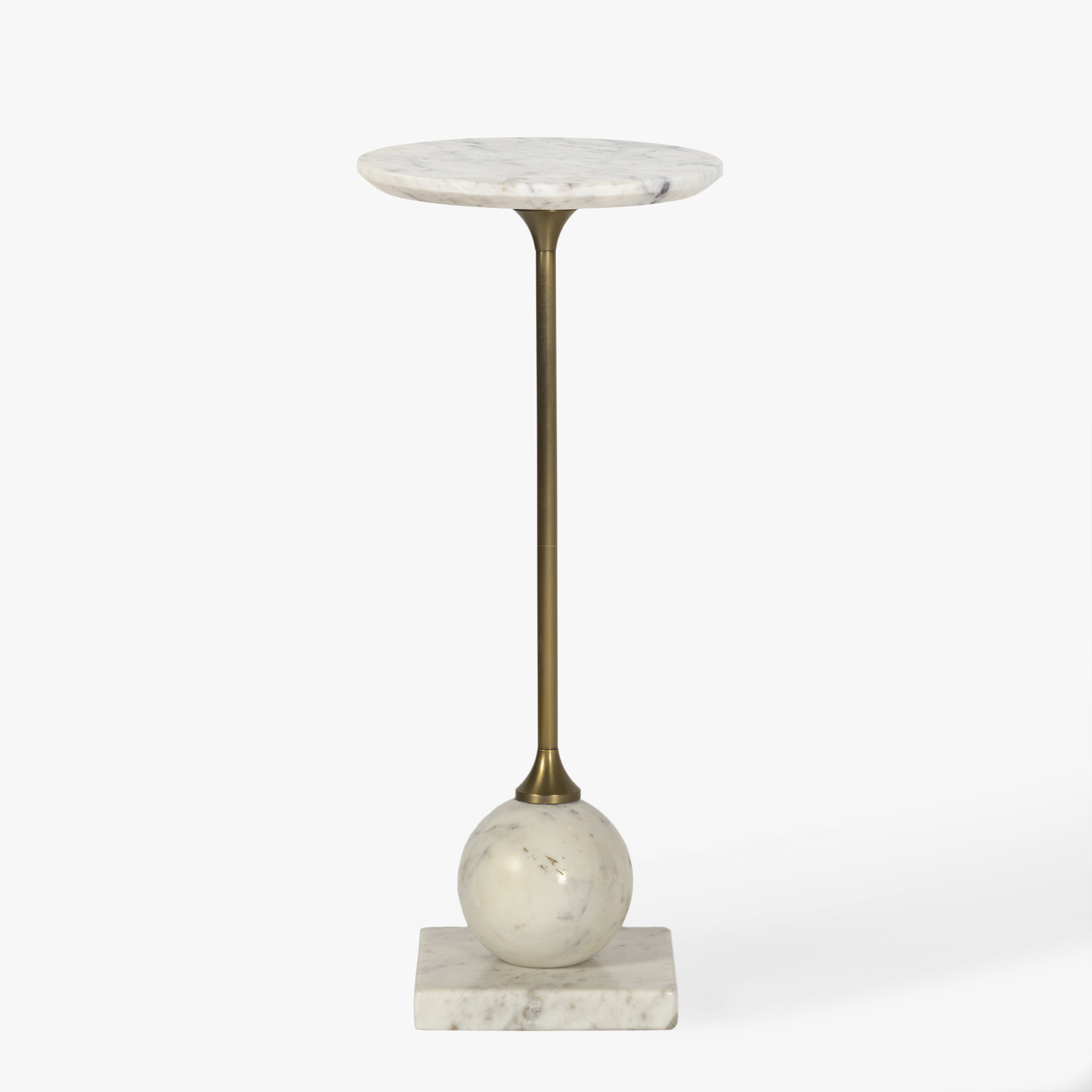 Joss & Main Brunson Genuine Marble Pedestal End Table - Wayfair Canada