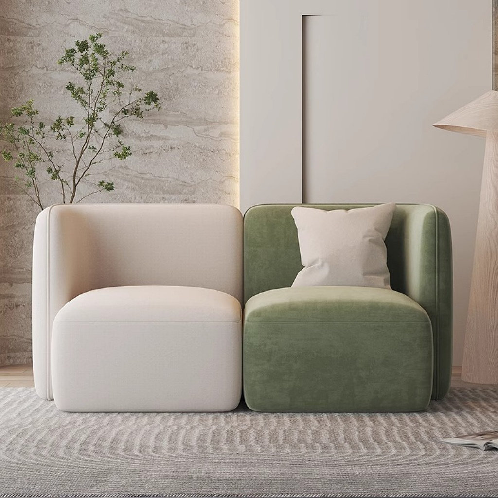 Latitude Run® Modern Minimalist Sofa(Set of 2) | Wayfair