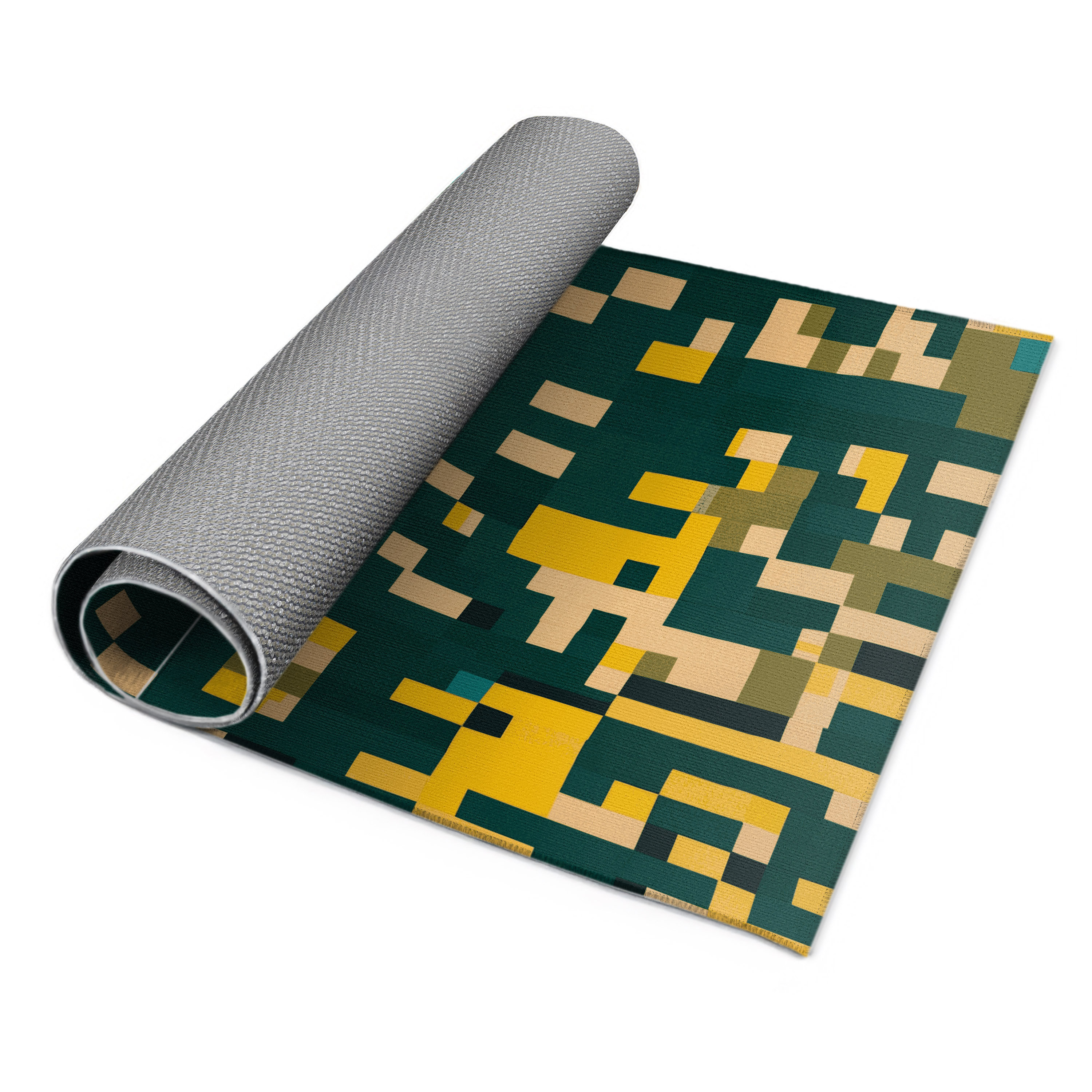 Wrought Studio™ Pixel Pastures Indoor And Outdoor Area Rug | Wayfair