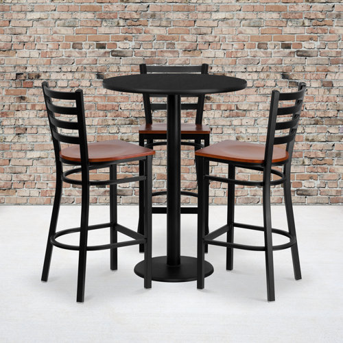 Wayfair | Bar Round Bar & Counter Height Dining Sets You'll Love in 2023