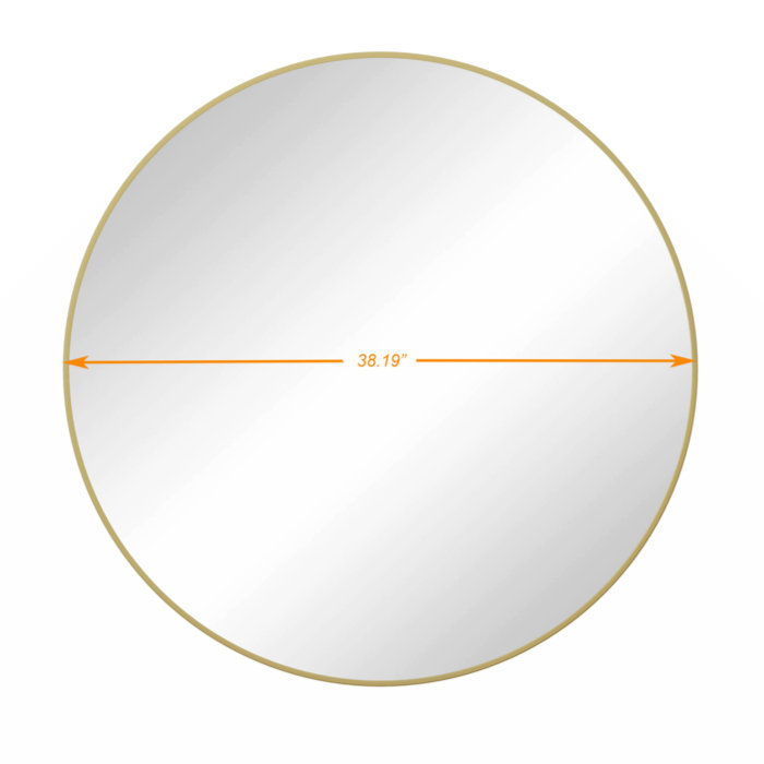 Mercer41 Valeriu Round Wall Mirror | Wayfair