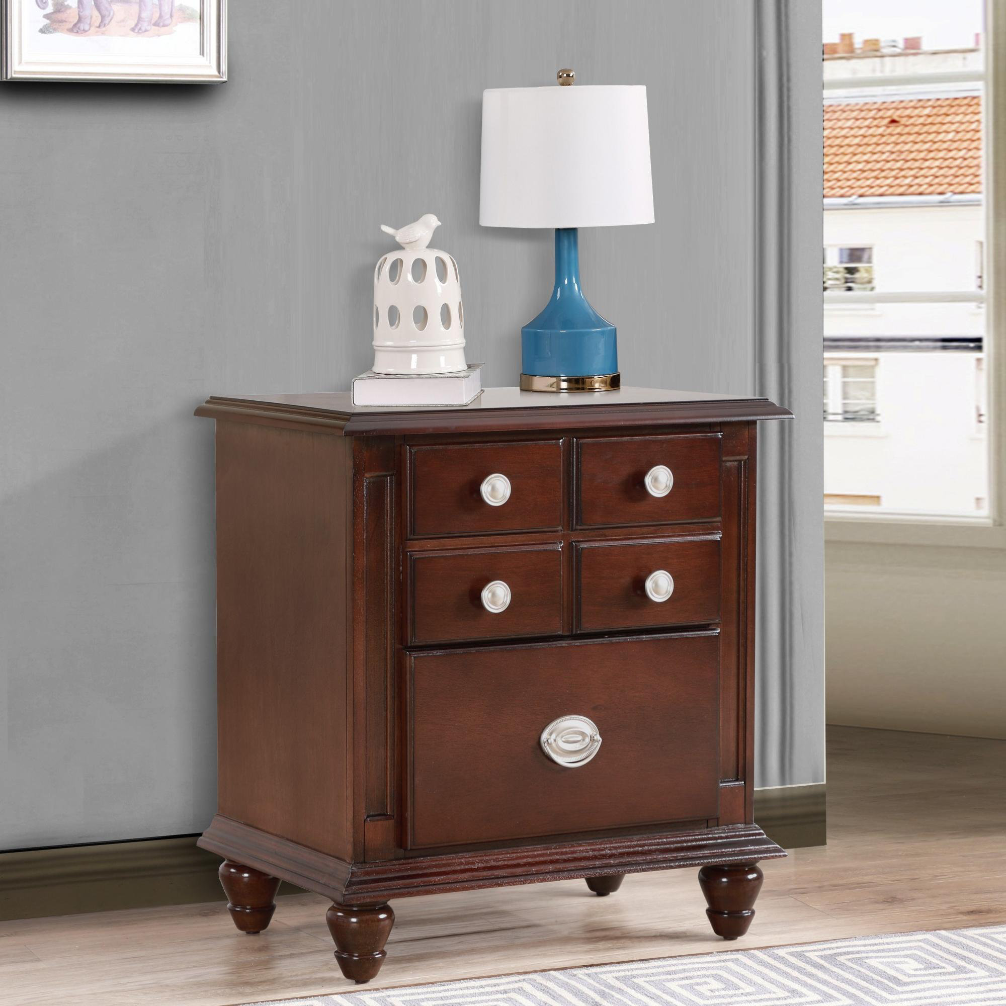 Mercer41 Summit G5950-N Night Stand , Cappuccino - Wayfair Canada