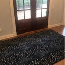 Everly Quinn Buehler Animal Print Blue Area Rug | Wayfair