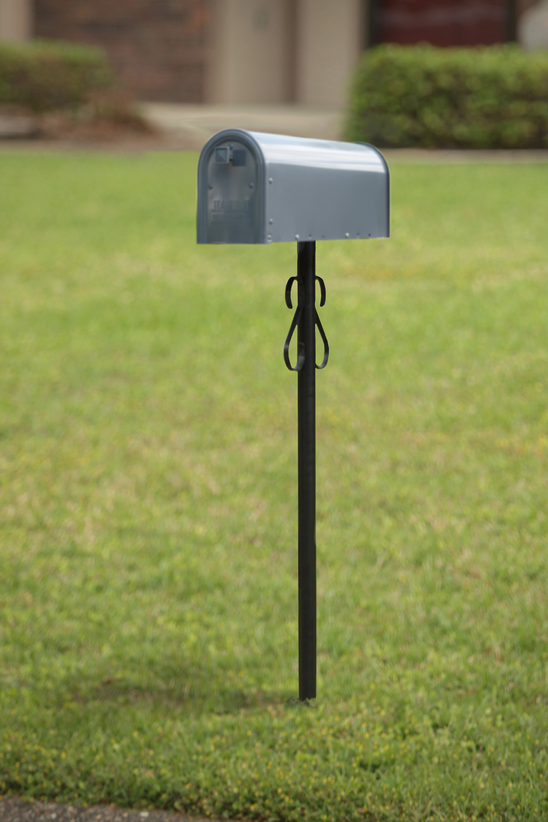 Architectural Mailboxes Round Decorative Scroll, Steel, Top Mount ...