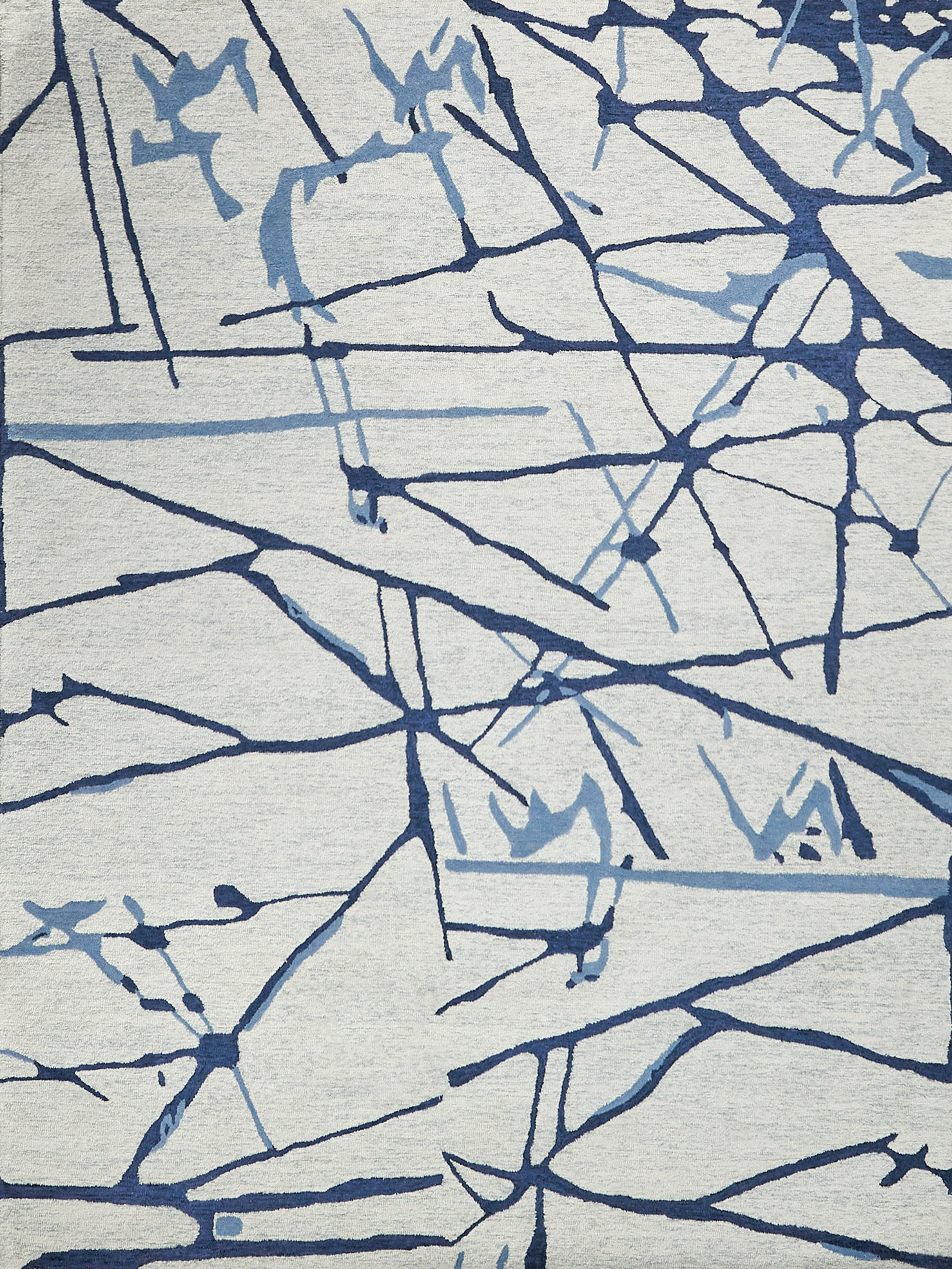 Exquisite Rugs Mystic Rectangle Abstract Hand Tufted Wool Area Rug in ...