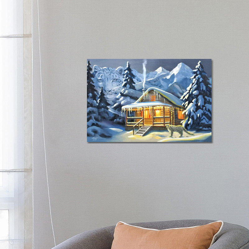 Alpen Home Snow Leopard And Cabin | Wayfair.co.uk
