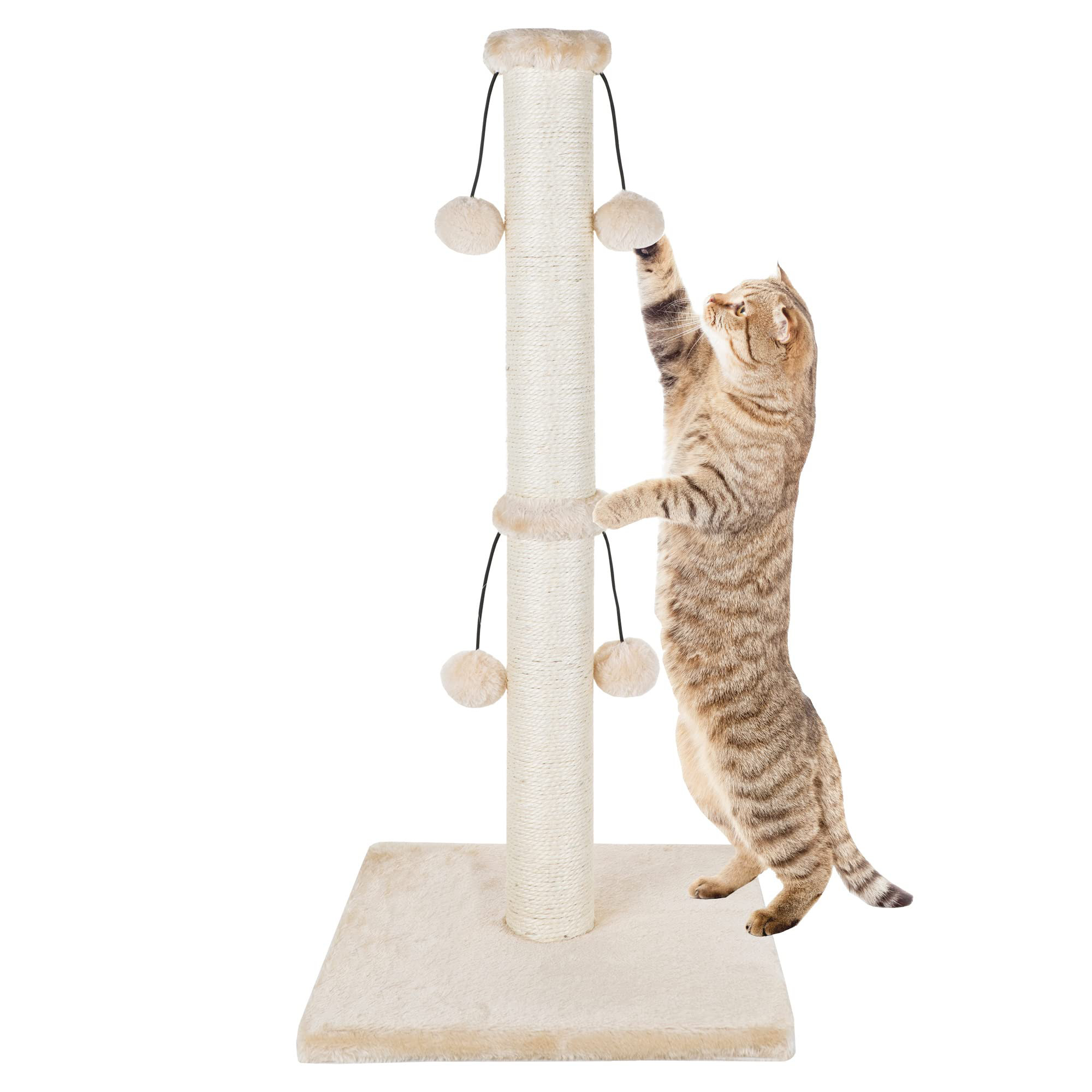 Ophelia & Co. 29'' Cat Scratching Post, Natural Sisal Rope Scratch Post ...