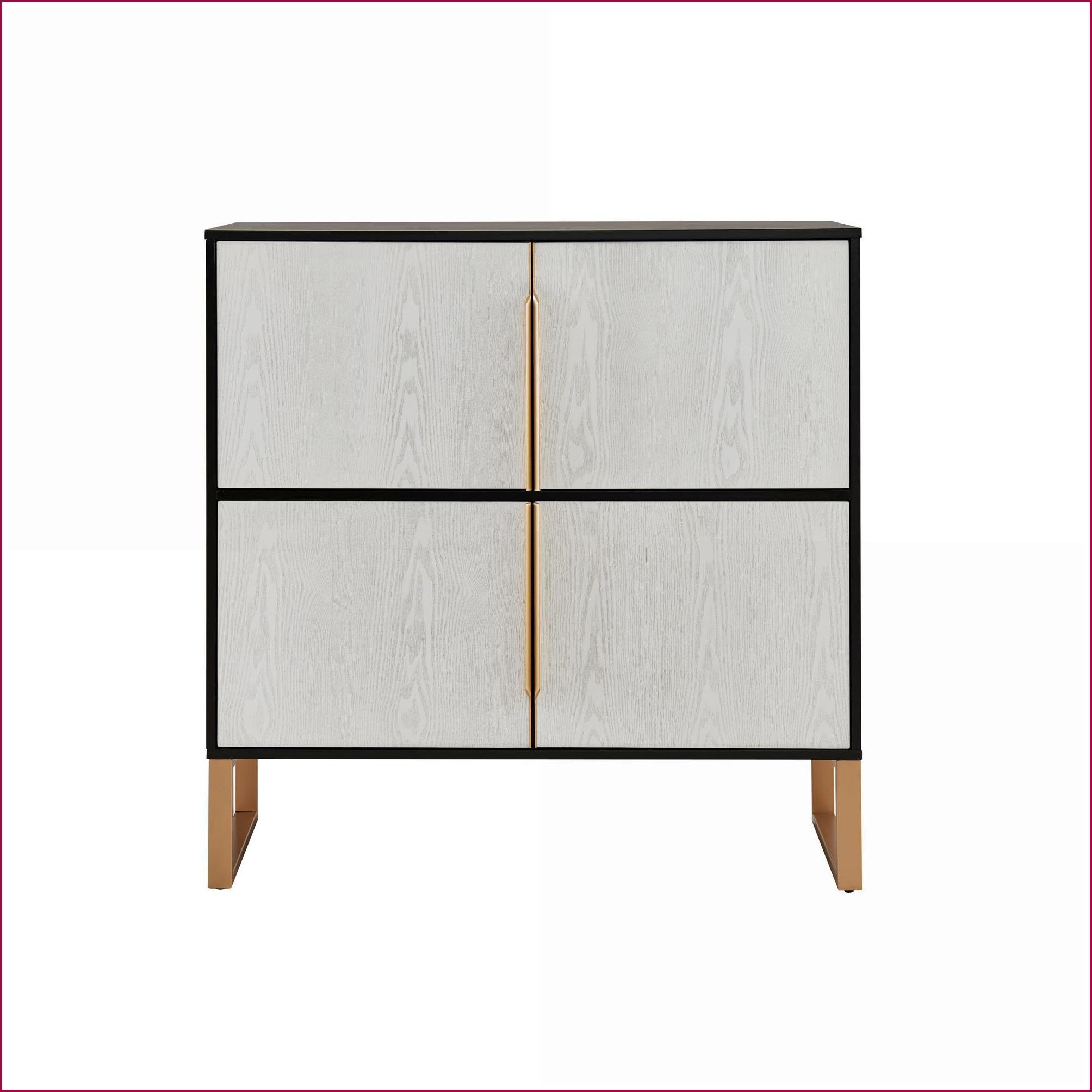 Latitude Run® Cabinets 4-Door 42'' Modern Vintage Storage Buffet with ...
