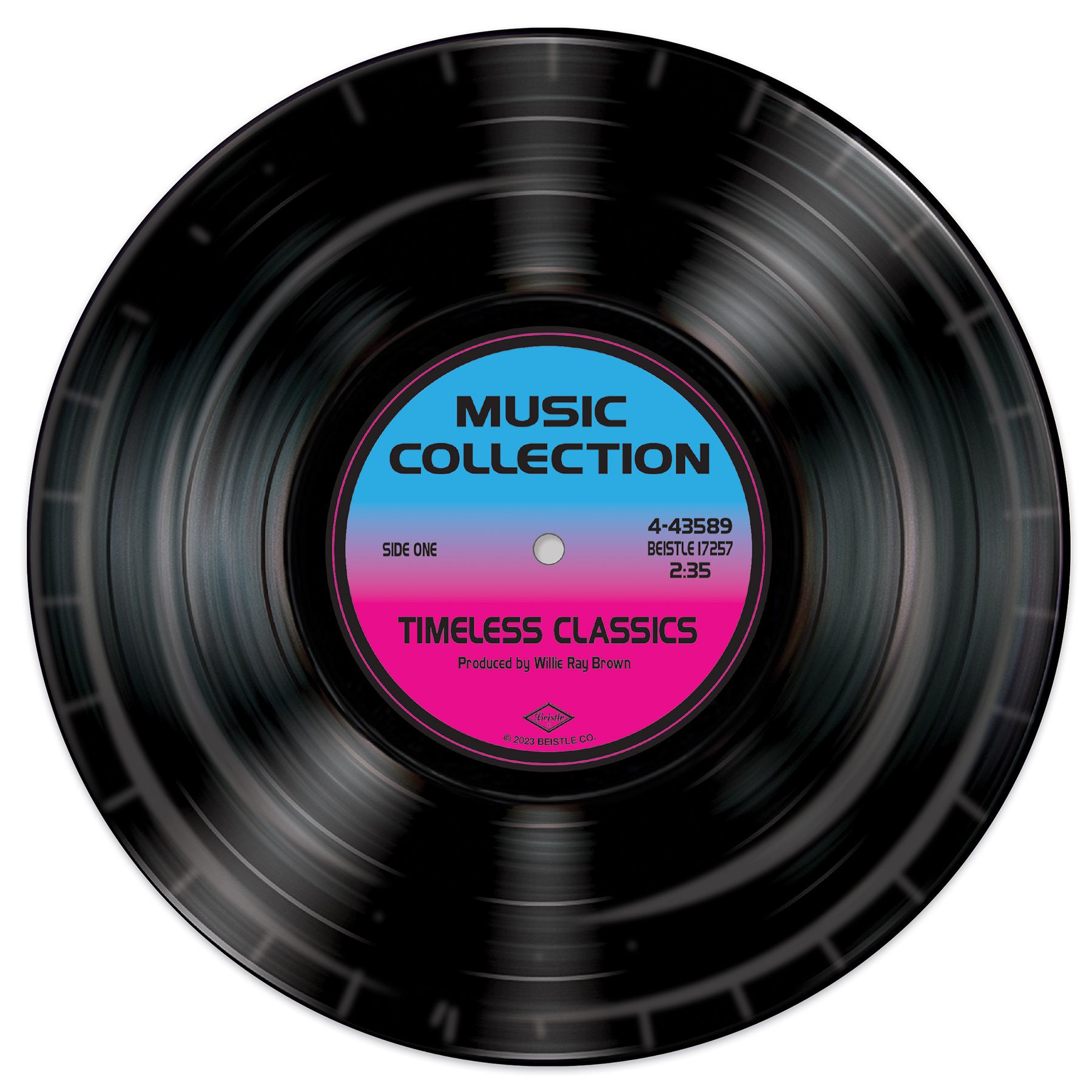 Beistle Record Plates - 9" - Pack of 12 | Wayfair