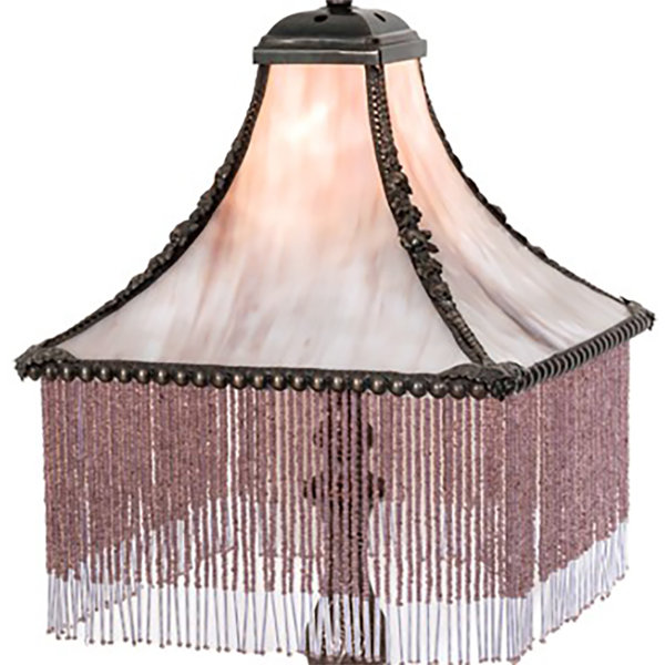 Meyda Lighting Victoria 8" H x 14" W Glass Novelty Lamp Shade (Spider ...