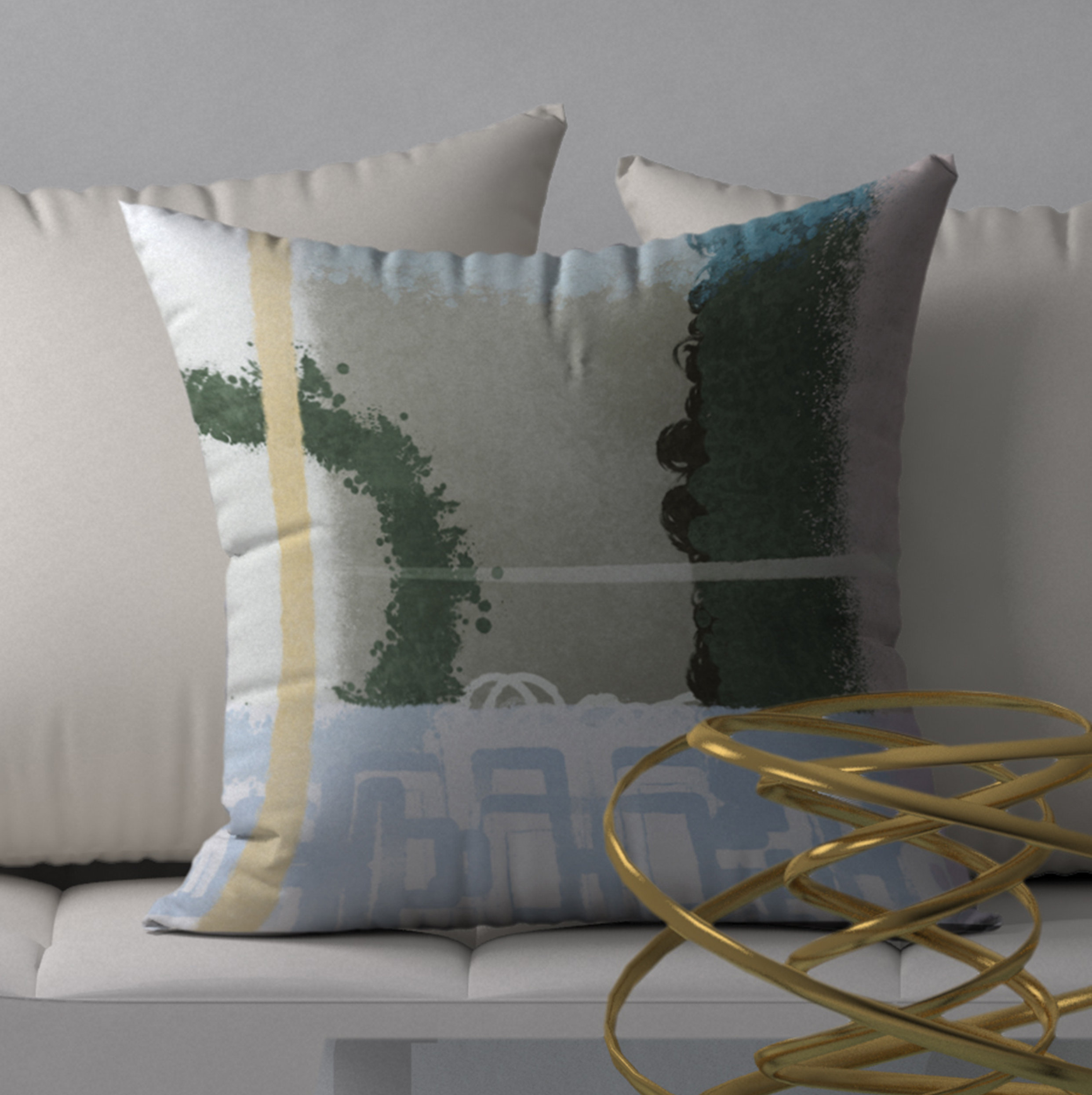 LeRoi Products Outlasts Positive Decorative Square Pillow Cover ...