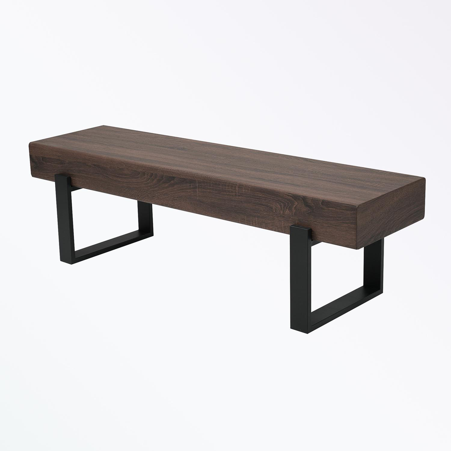 Latitude Run® Bench with sturdy metal sled legs | Wayfair
