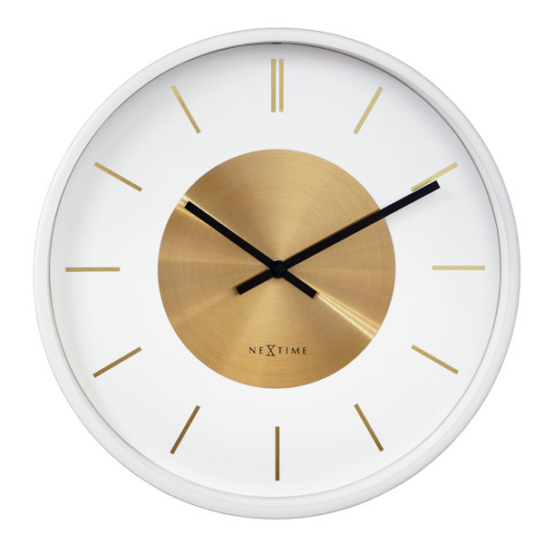 Nextime Metal Wall Clock | Wayfair