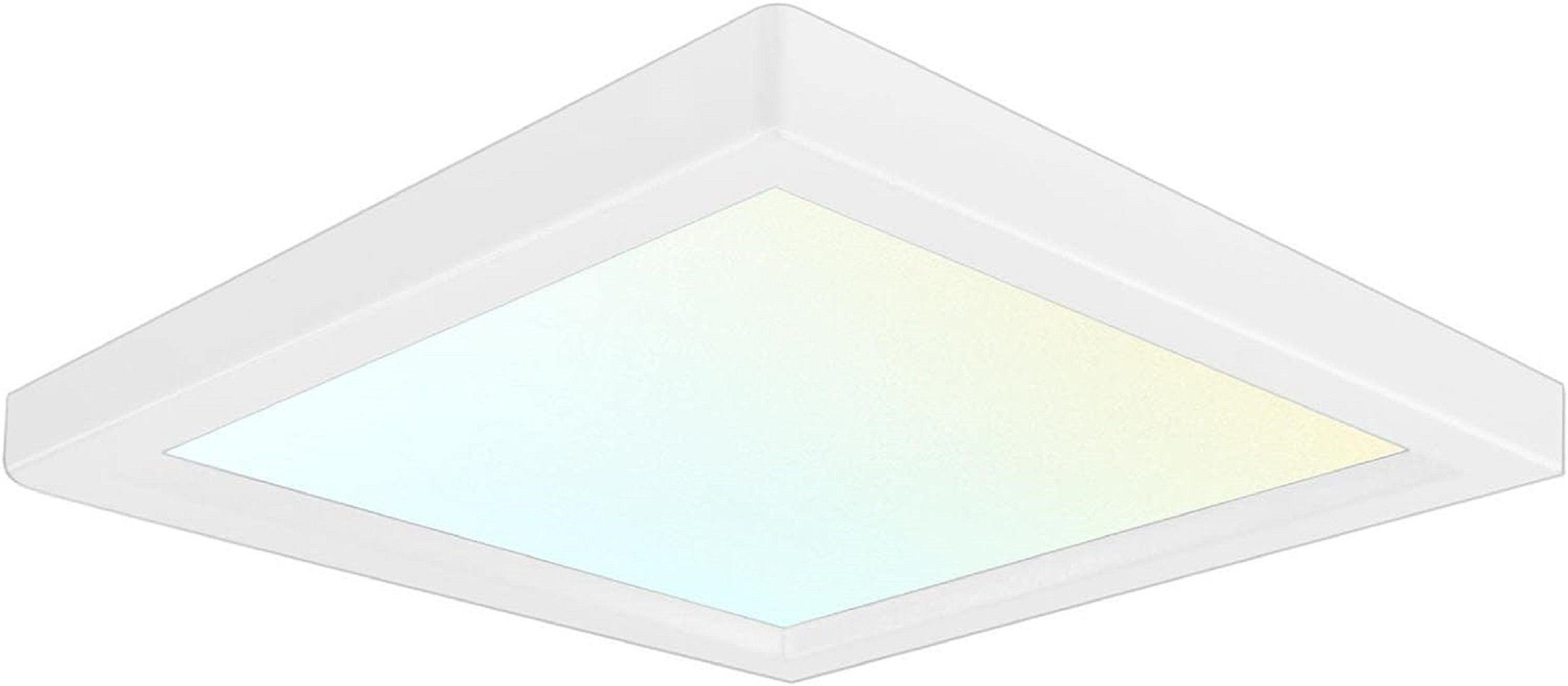 c&g home 4 Inch Square LED Flush Mount Ceiling Light Fixture, 10W, 3 ...