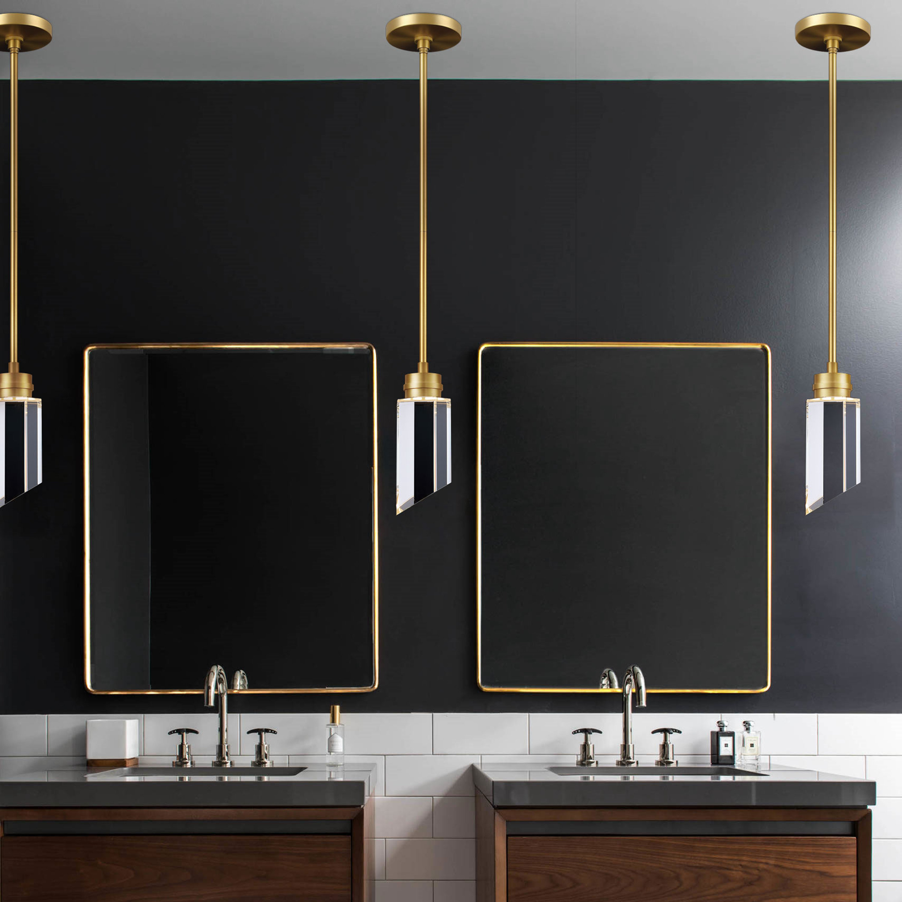 Willa Arlo™ Interiors Pedigo 1 - Light Single Cylinder LED Pendant ...