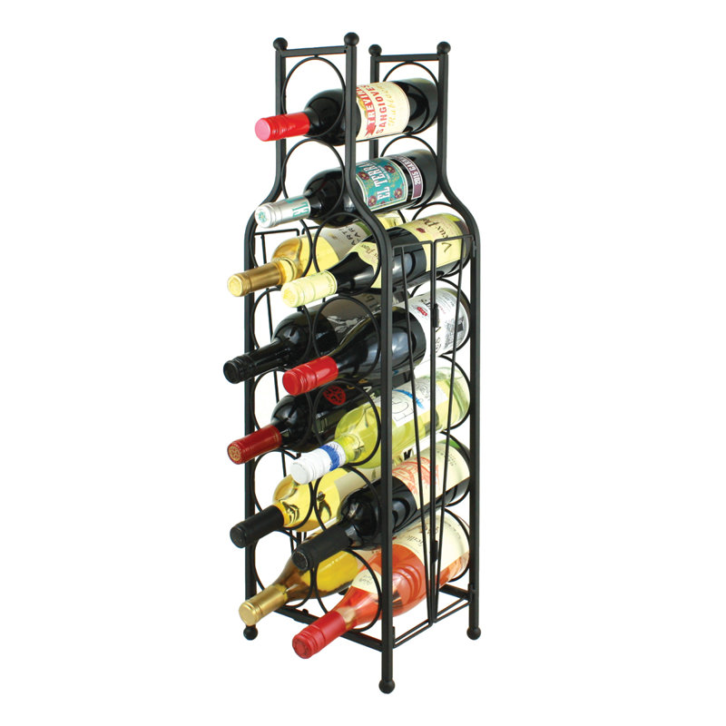Latitude Run® Raishon 12 Bottle Floor Wine Bottle Rack & Reviews | Wayfair