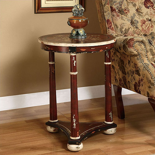 Powell Masterpiece Folk Art End Table | Wayfair