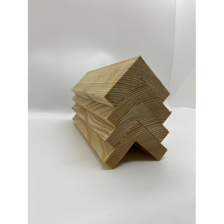 Timber Focus Ltd Larch L Corners (L) 4.0M (W) 42Mm (T) 42Mm Pack Of 4 ...