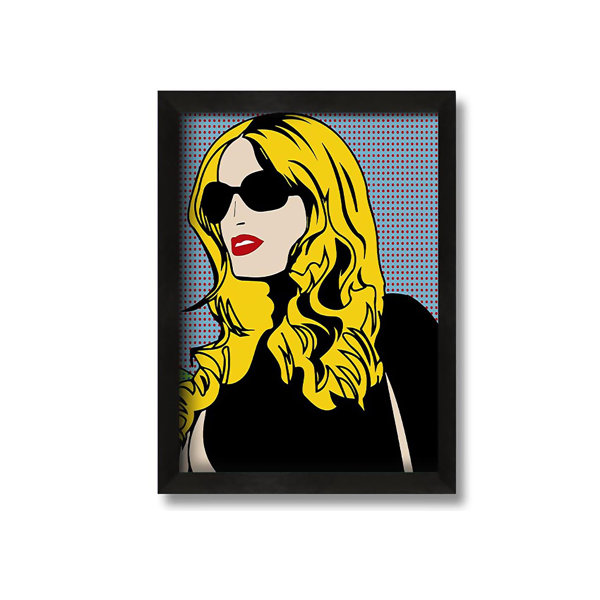 Ophelia & Co. Cartoon Woman - Single Picture Frame Painting on Canvas ...