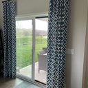 George Oliver Rami Geo Contemporary Cotton Room Darkening Curtains ...