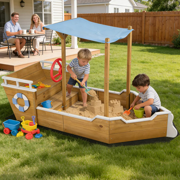 Large (5' +) Sandboxes | Sandbox With Cover