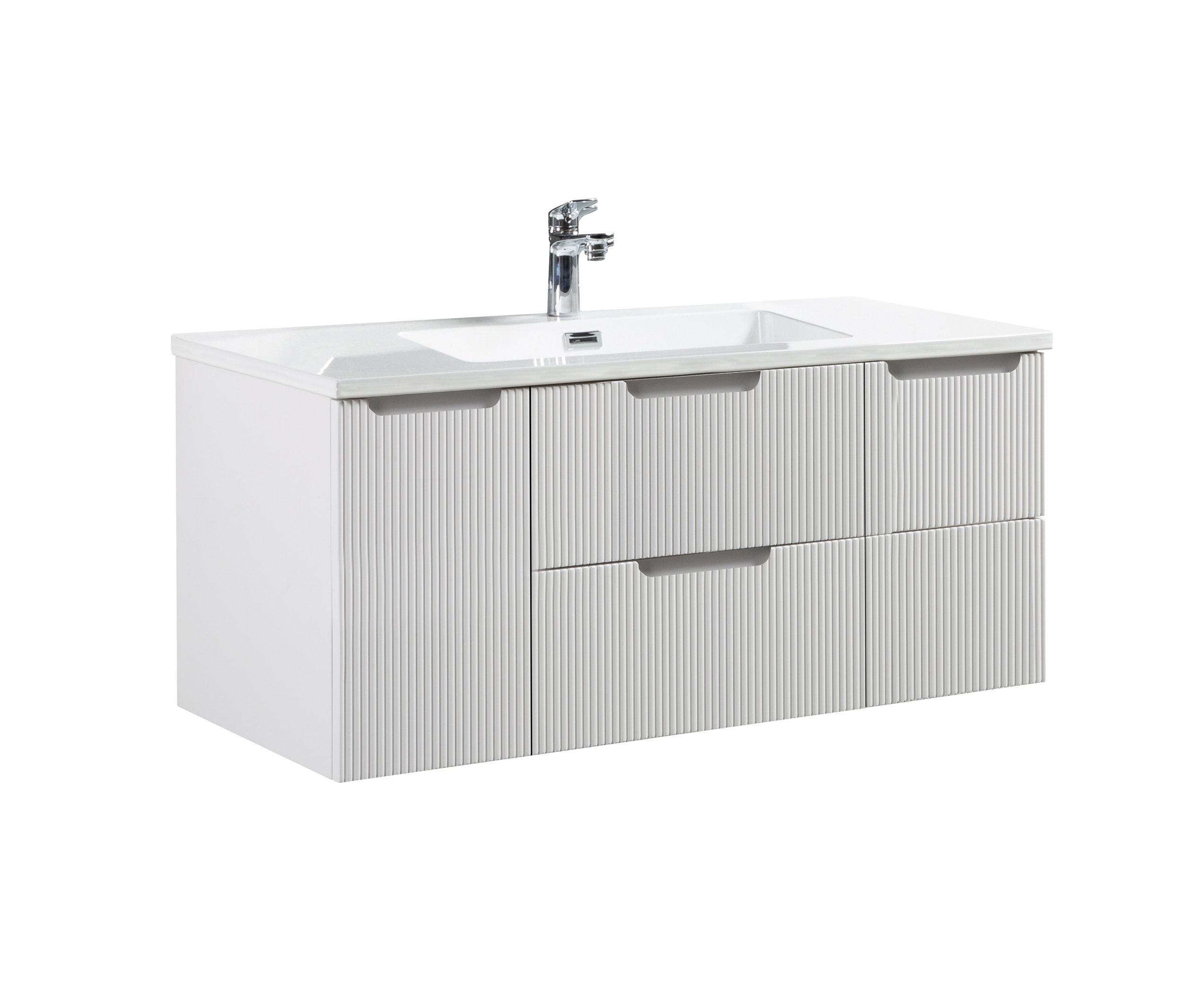 Latitude Run® Josiaha 39'' Single Bathroom Vanity with Acrylic Top ...