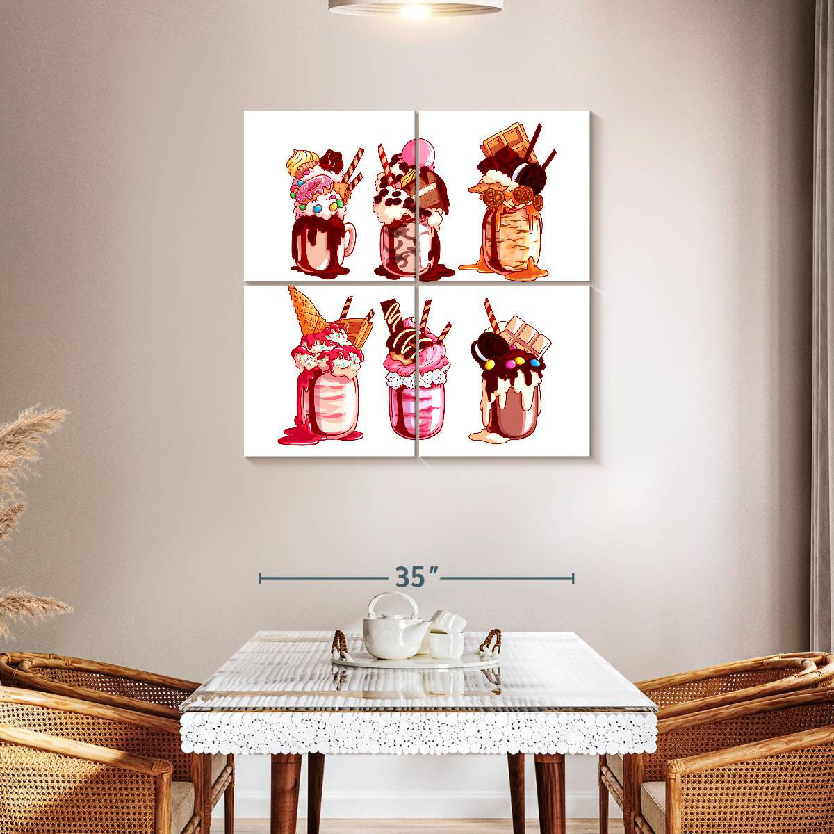 Ebern Designs Yarlin Overloaded Milkshakes | Wayfair