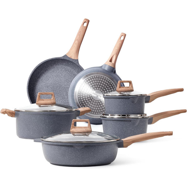 Carote 10 - Piece Aluminum Cookware Set | Wayfair