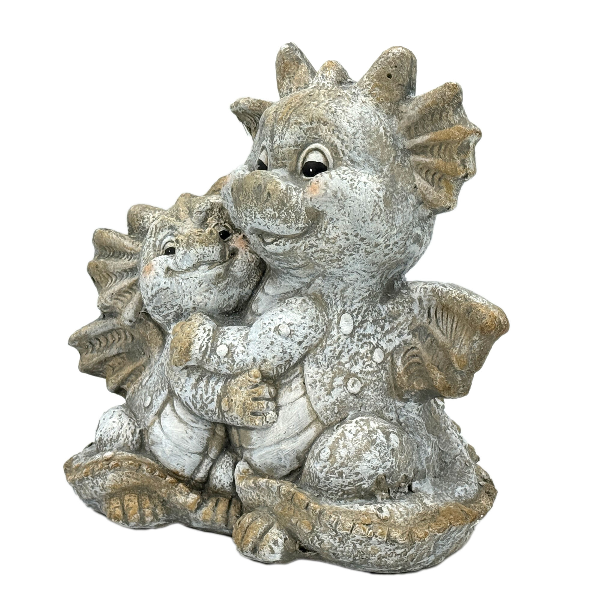 Arlmont & Co. Silvan Dragon Animals Polyresin Garden Statue | Wayfair