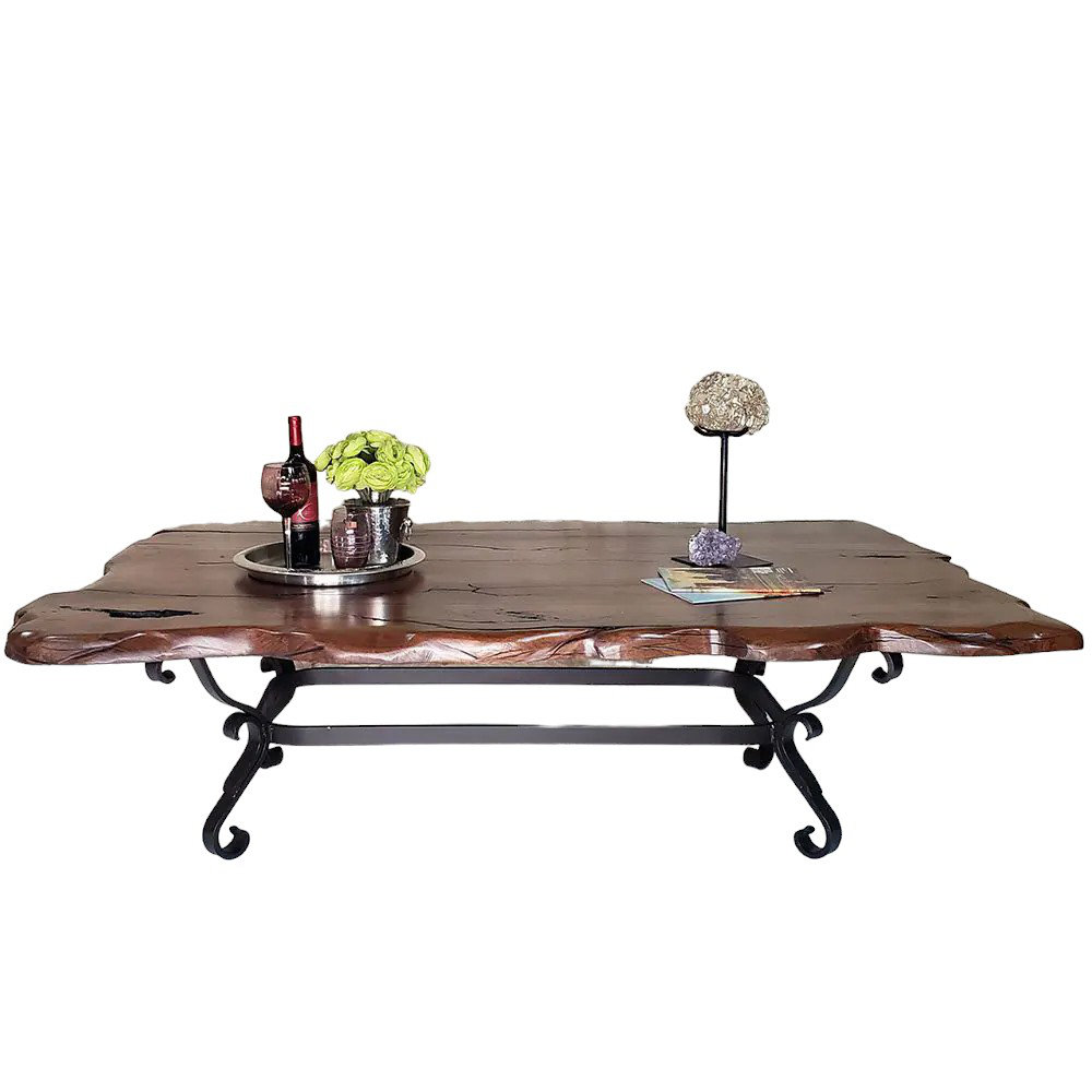 Mexports by Susana Molina Modern Rustic Lodge Live Edge Mesquite Coffee ...