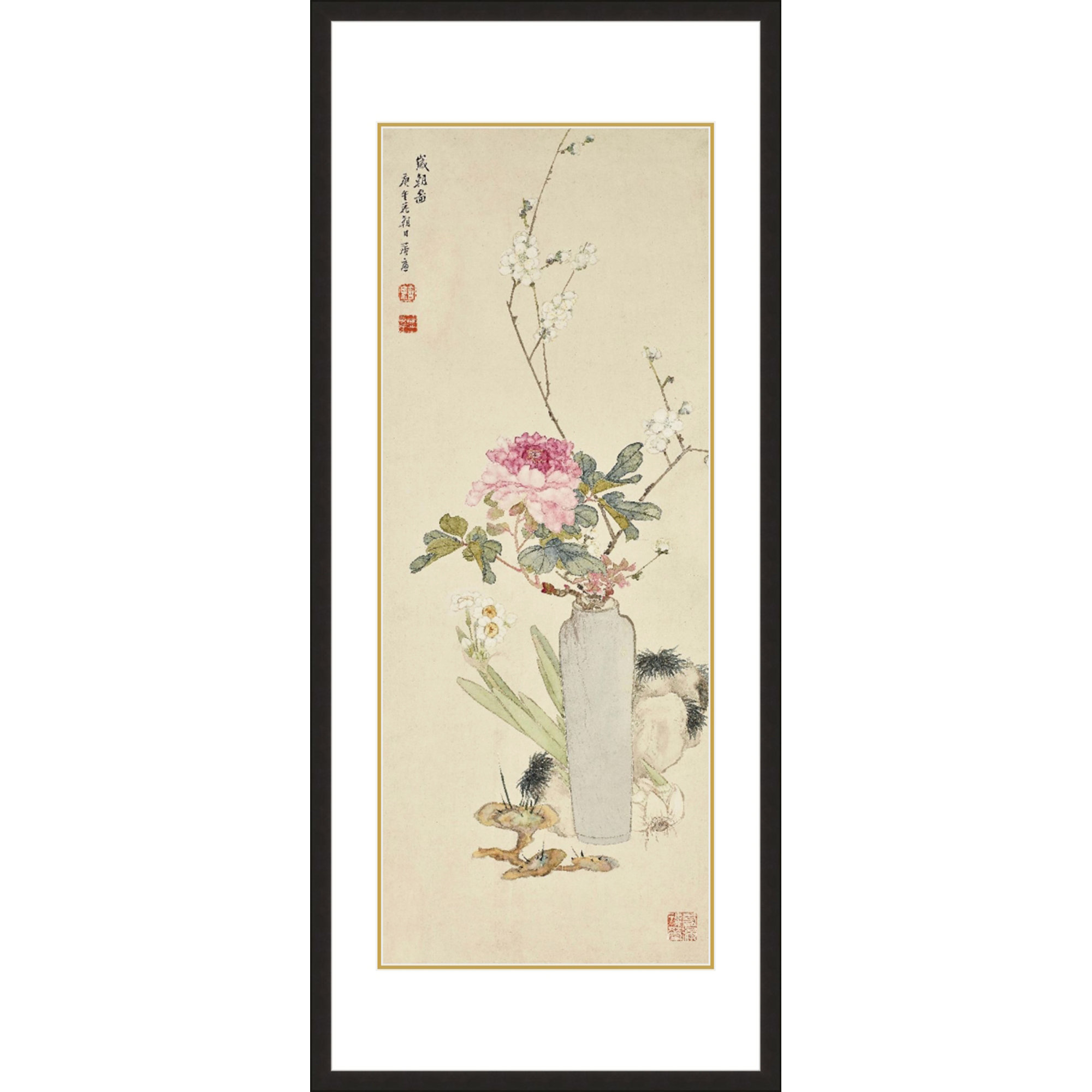 Luminance Arts Ju Lian Auspicious Painting - Single Picture Frame Print ...