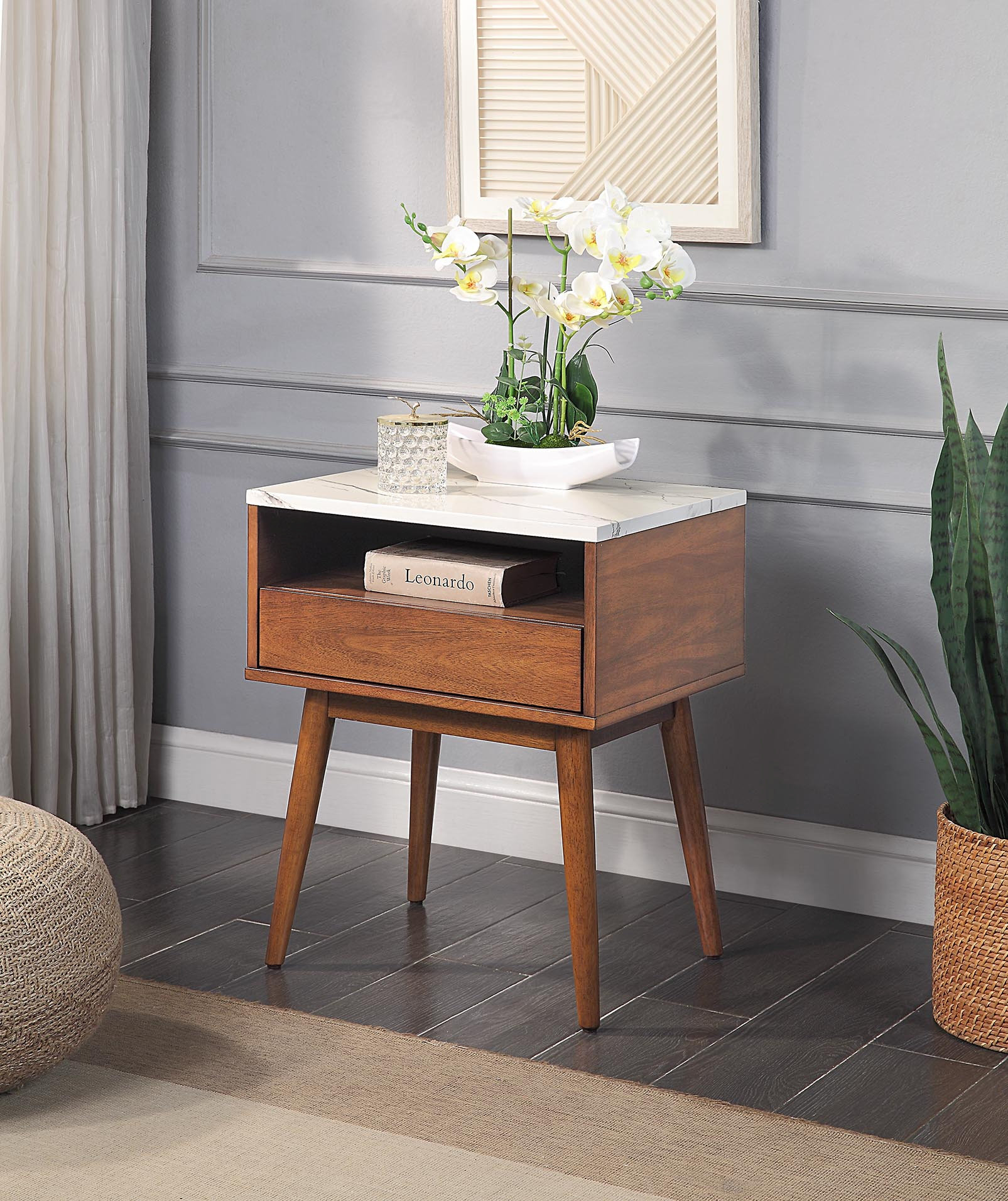 Wade Logan® Ameina End Table with Storage | Wayfair