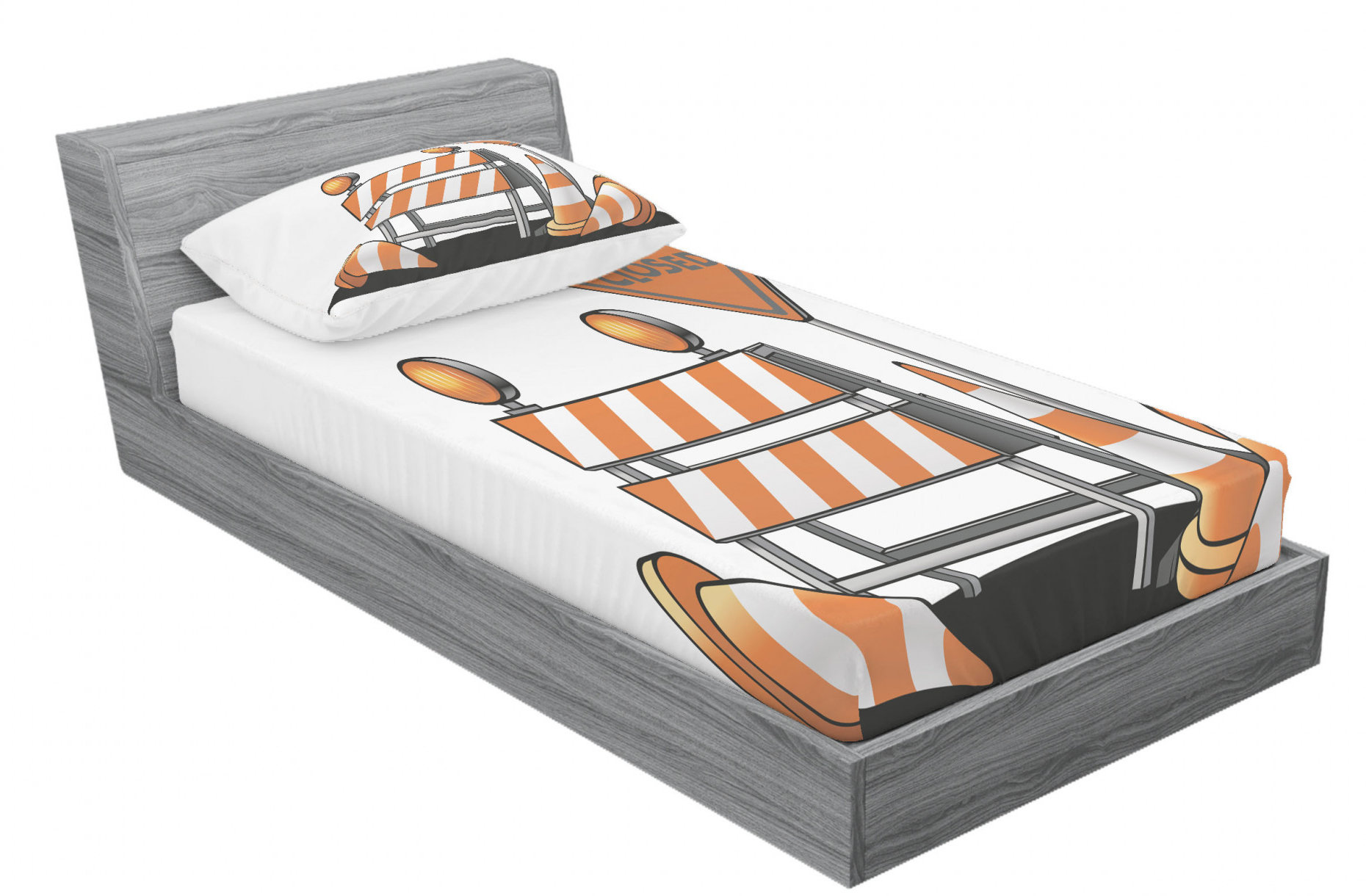 Ambesonne Old Fashion Custom Collector Automobile Funky Sheet Set | Wayfair