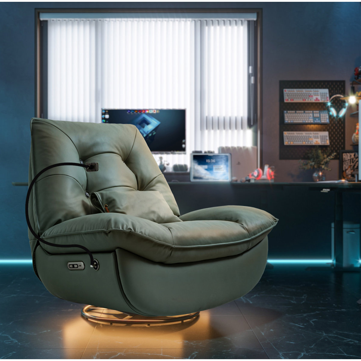 Hokku Designs Smart Multifunction Recliner Chair Electric for Living ...