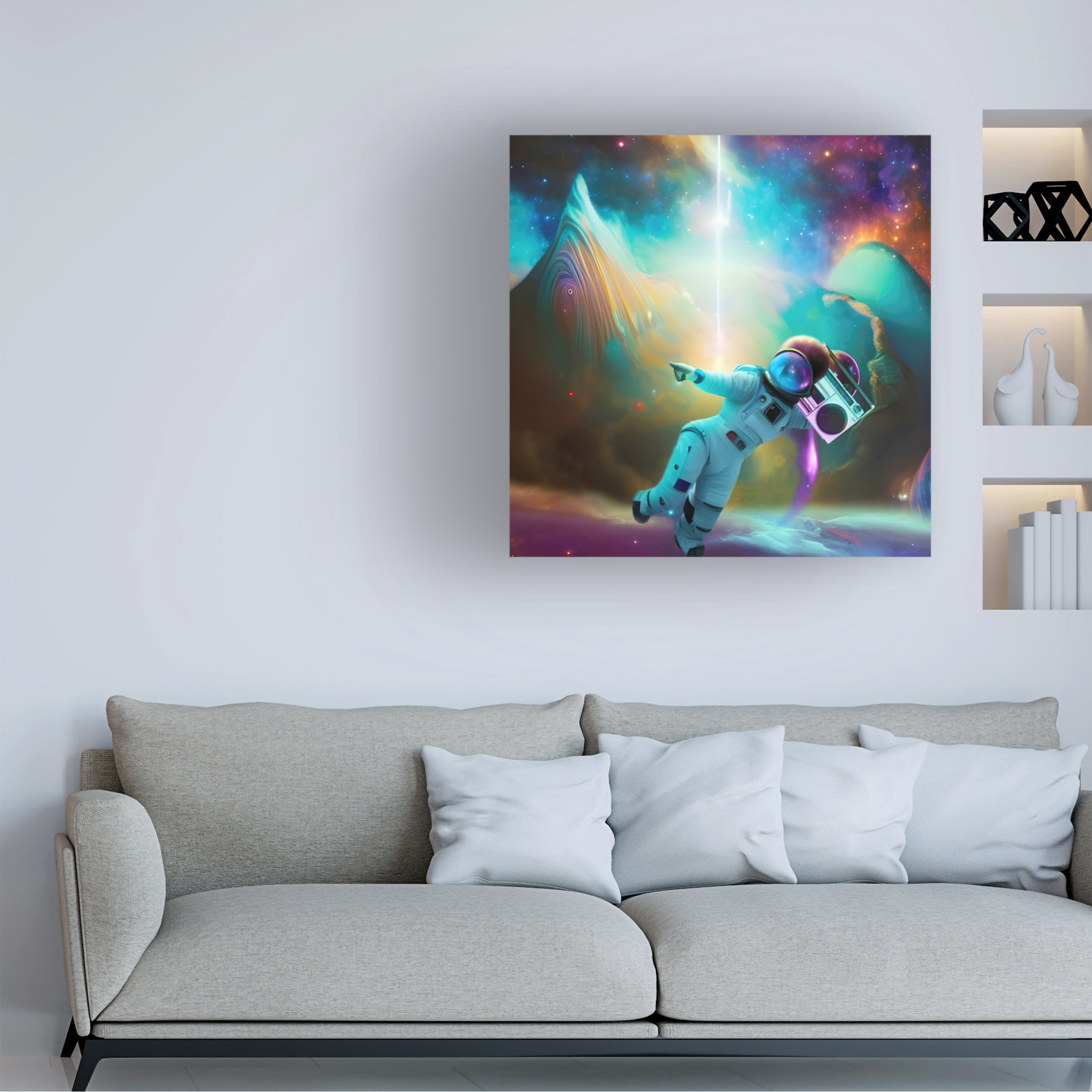 Trademark Fine Art Tina Lavoie Interstellar Groove Canvas Art | Wayfair