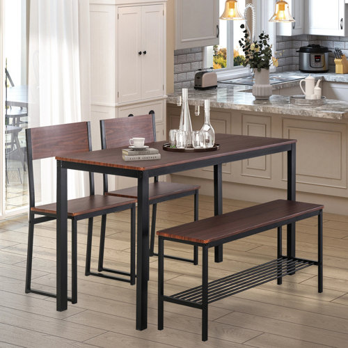 Dining Table with Chair and Bench Kitchen & Dining Room Sets You'll ...