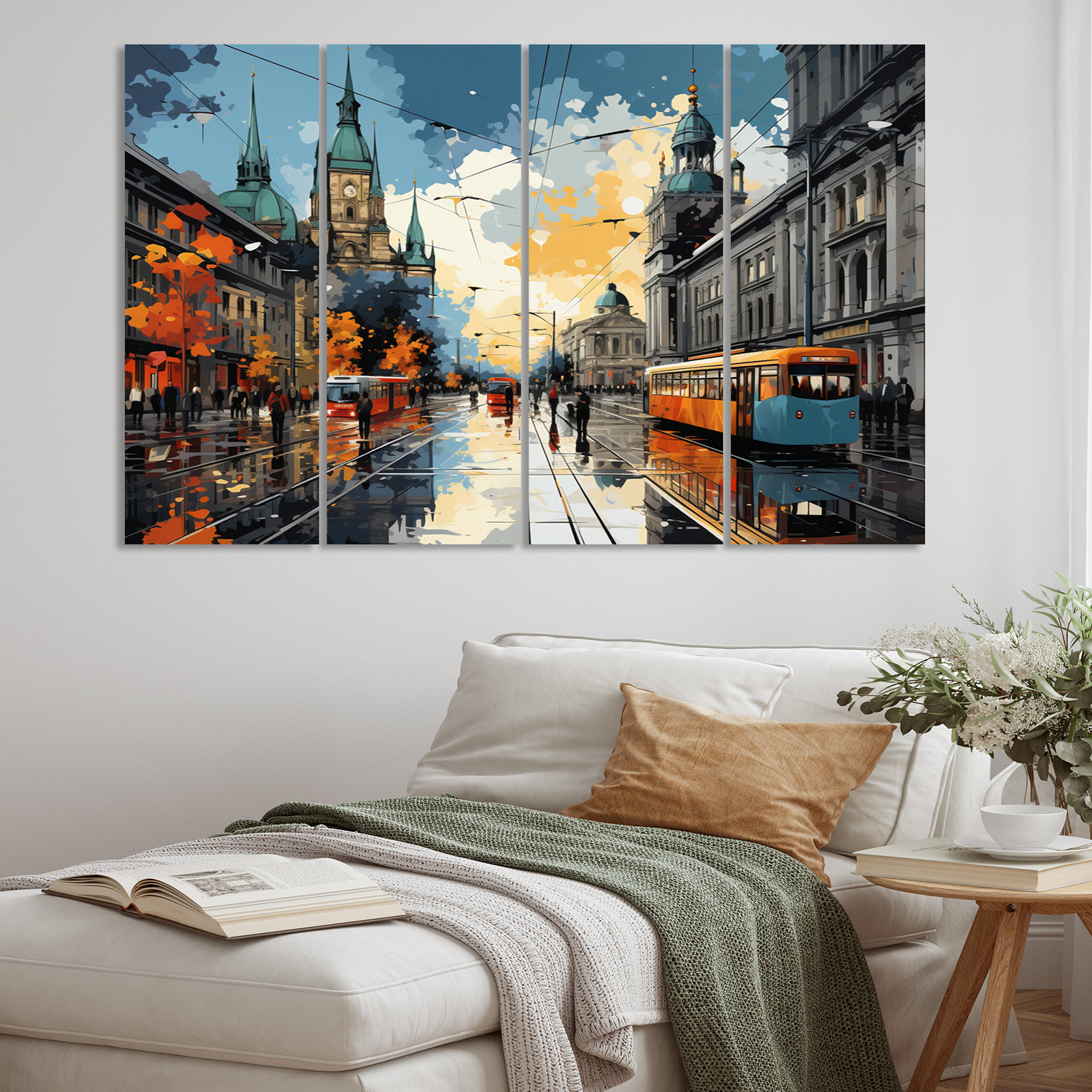 Design Art City Munich Popart II - Cityscapes Metal Wall Decor Set ...