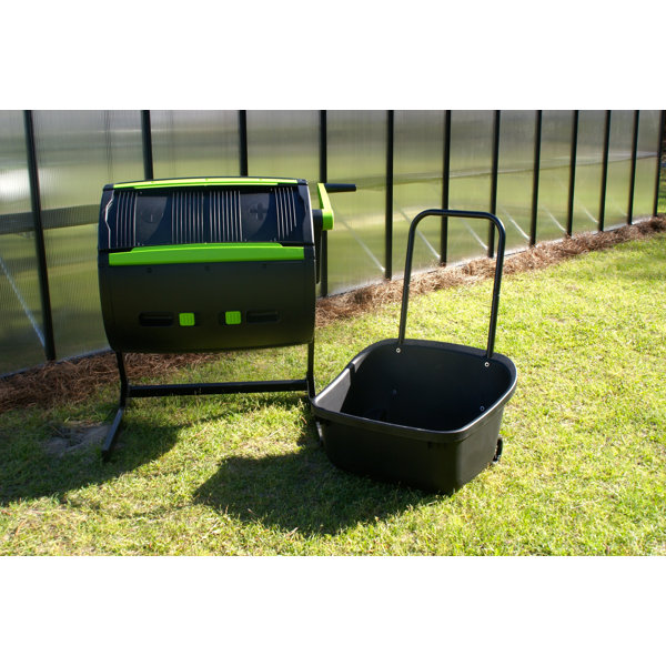 Riverstone Industries 2 Stage Maze 65 Gal. Tumbler Composter with Cart ...