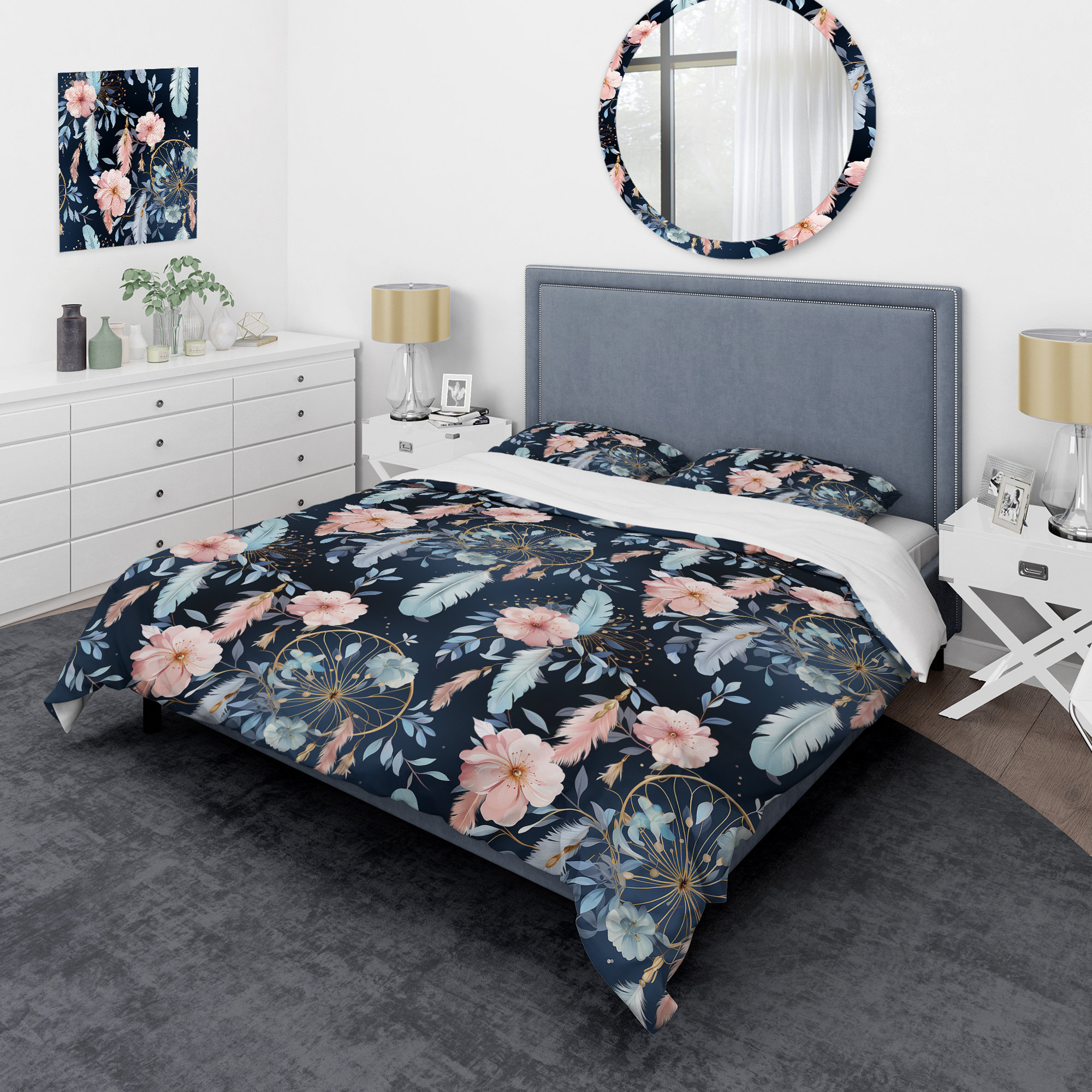 Design Art Ethereal Dreamcatchers Boho Pattern Bedding | Wayfair