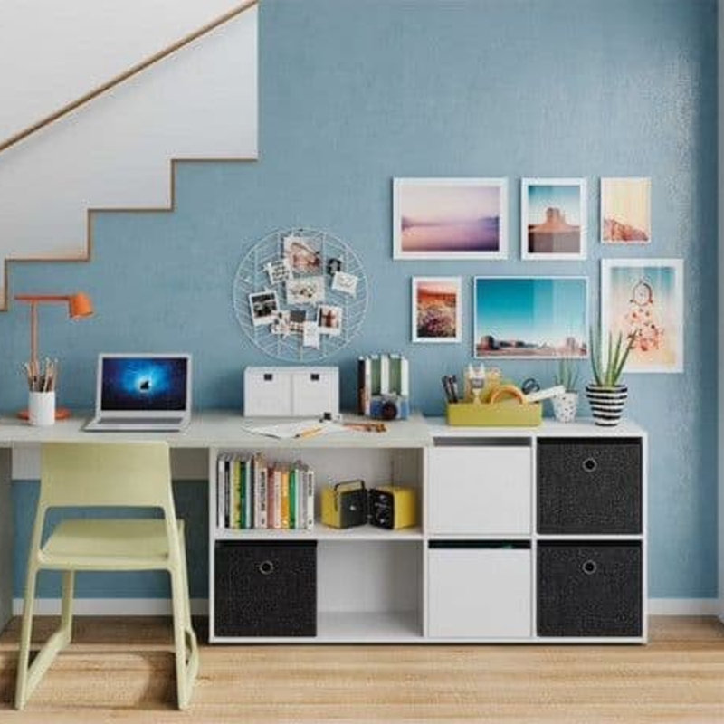 Isabelle & Max Pellegrini White And Concrete Grey Large Left Or Right ...