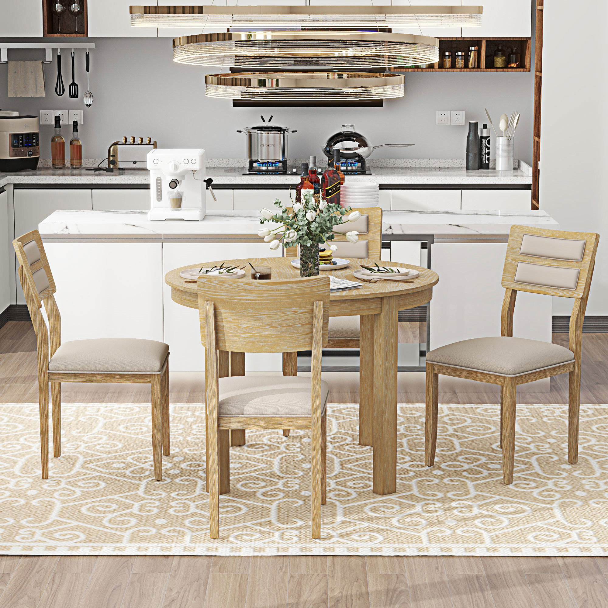 Ophelia & Co. 5-Piece Multifunctional Dining Table Set - Wayfair Canada