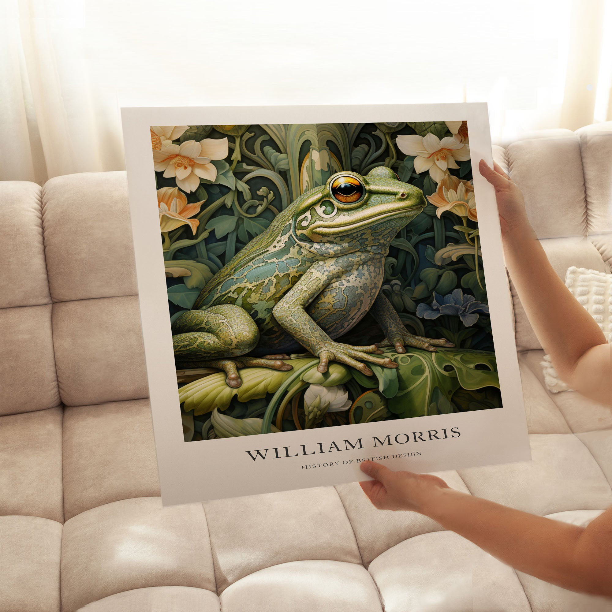 Winston Porter Animals William Morris Frog II Cottage Unframed Art ...