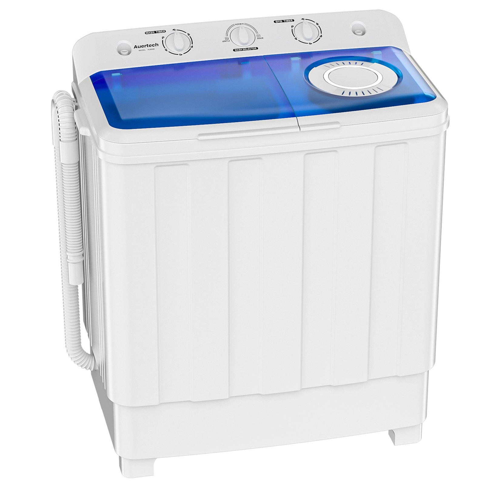 Auertech 28Lbs Portable Washing Machine Compact Twin Tub Washer Spinner ...