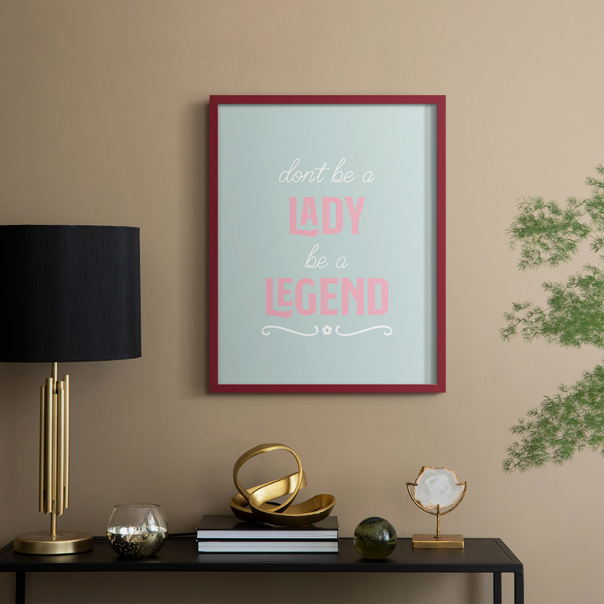 Trinx Lady Legend Framed Print - Solid Wood | Wayfair